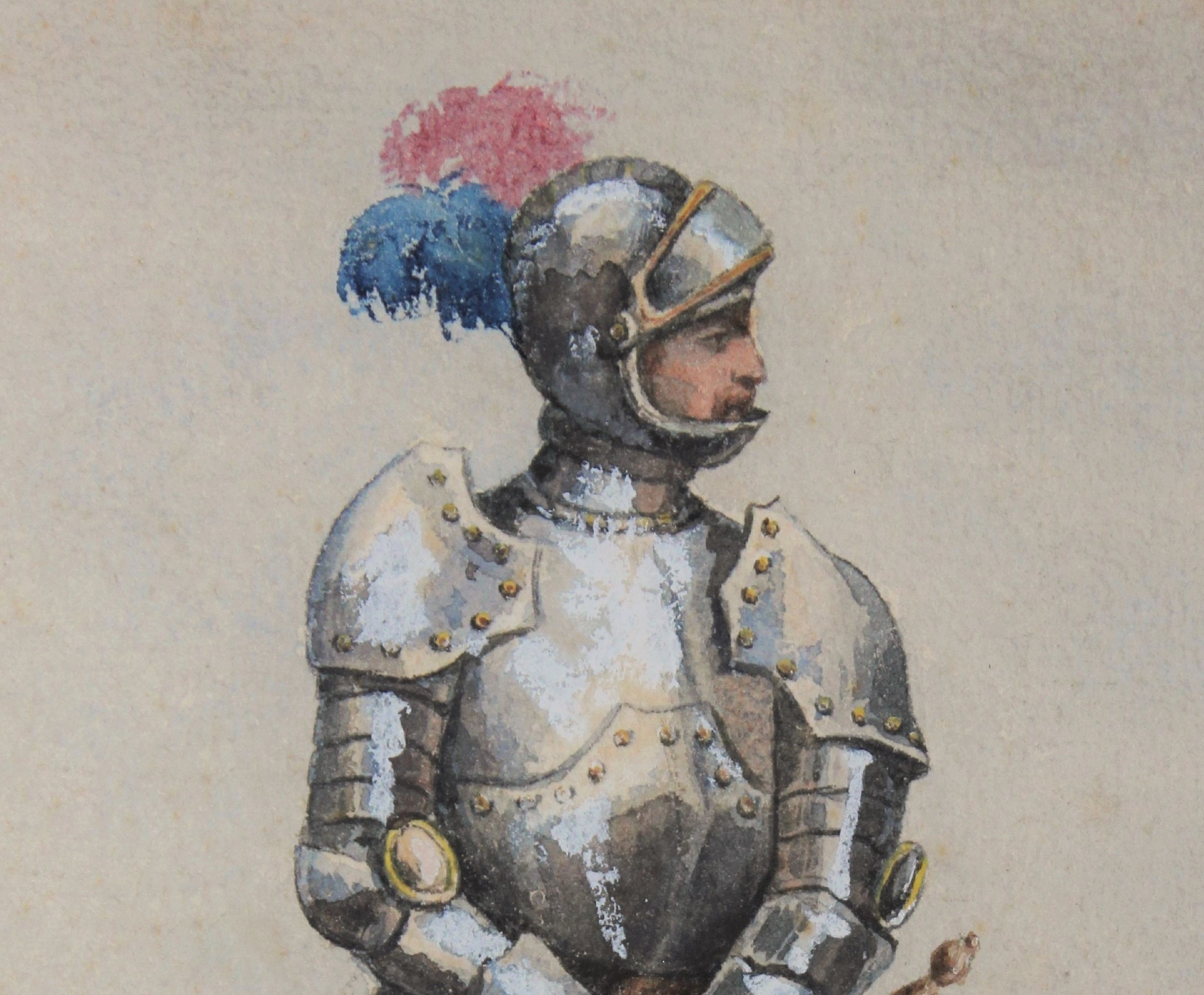 Chevalier en armure | Galerie Christian Le Serbon