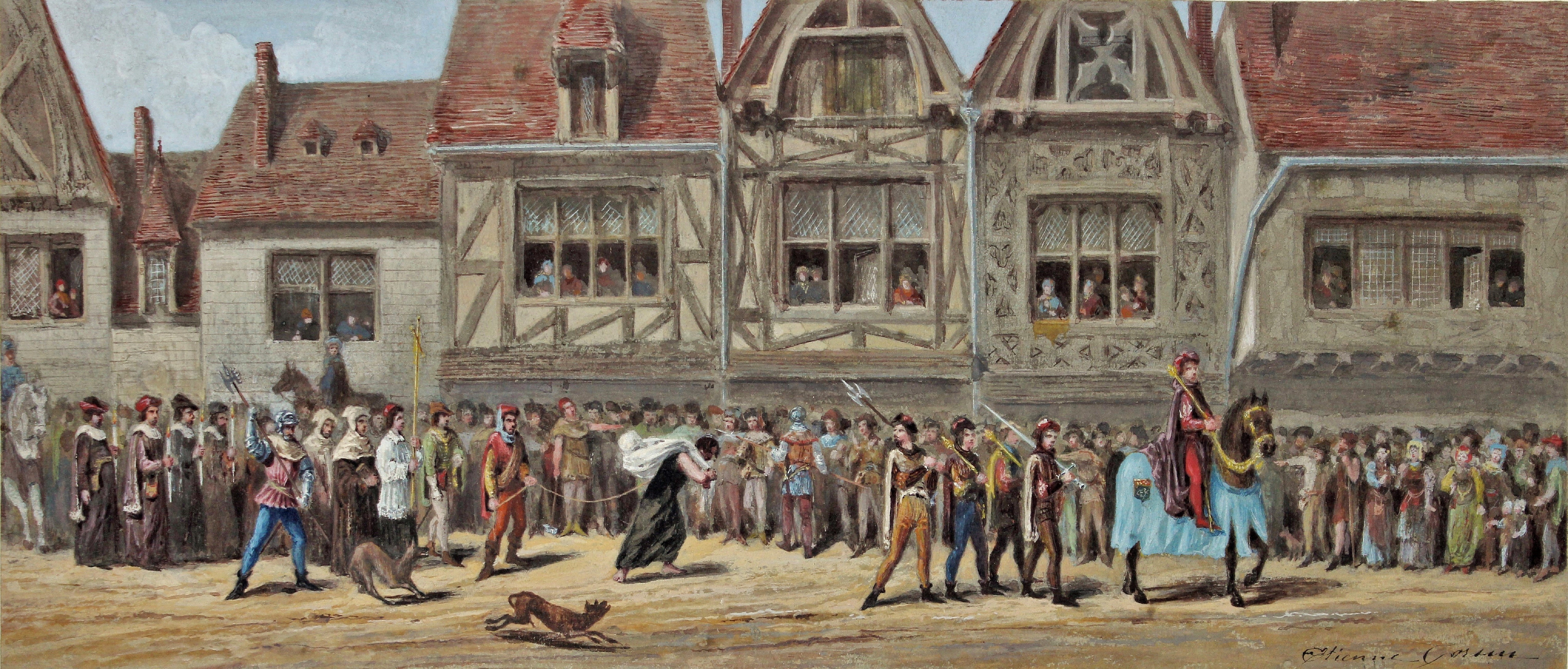 La pénitence du bailli d'Amiens Geoffroy de Milly en 1244 | Galerie ...