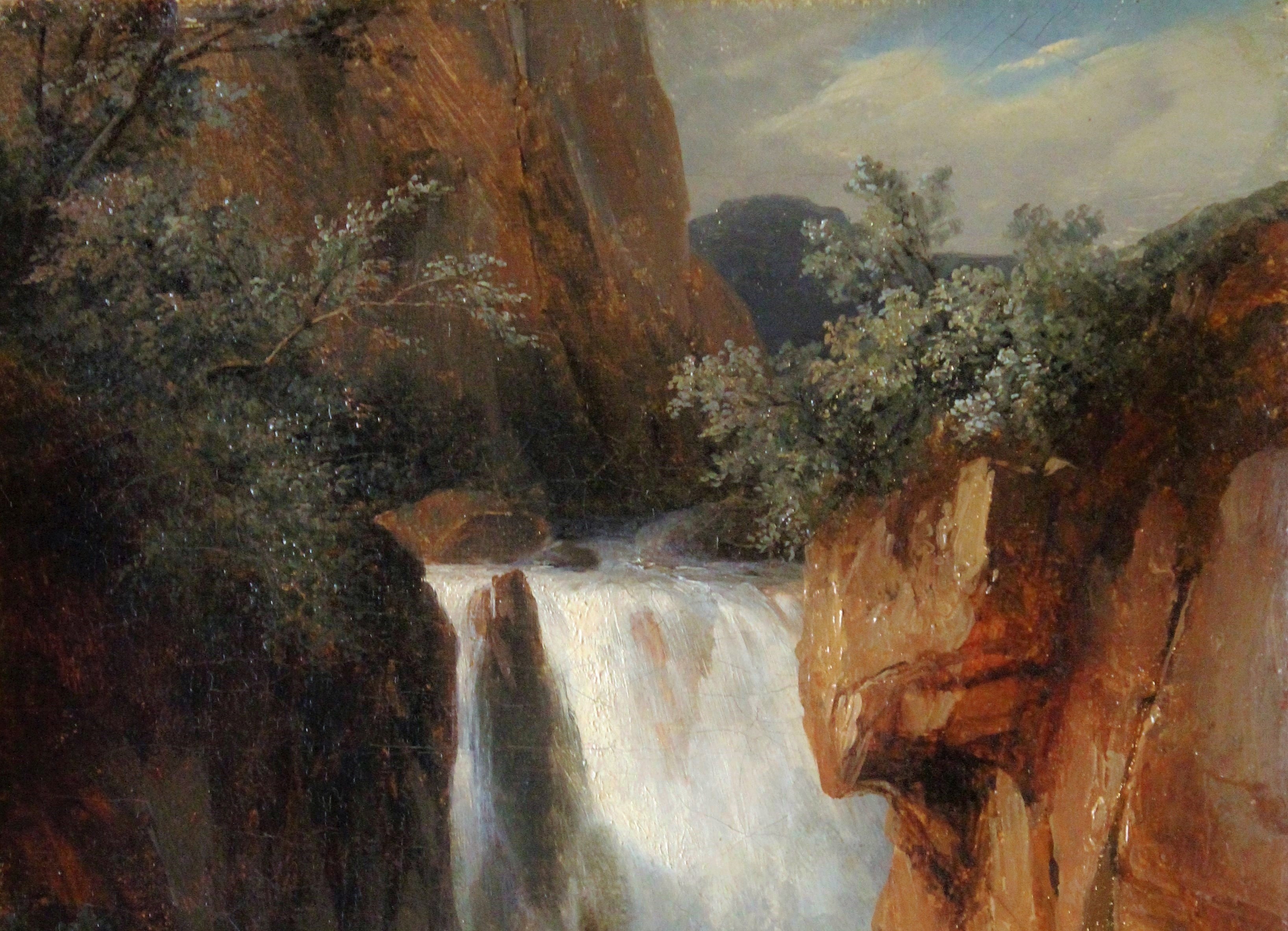 Cascade à Terni | Galerie Christian Le Serbon
