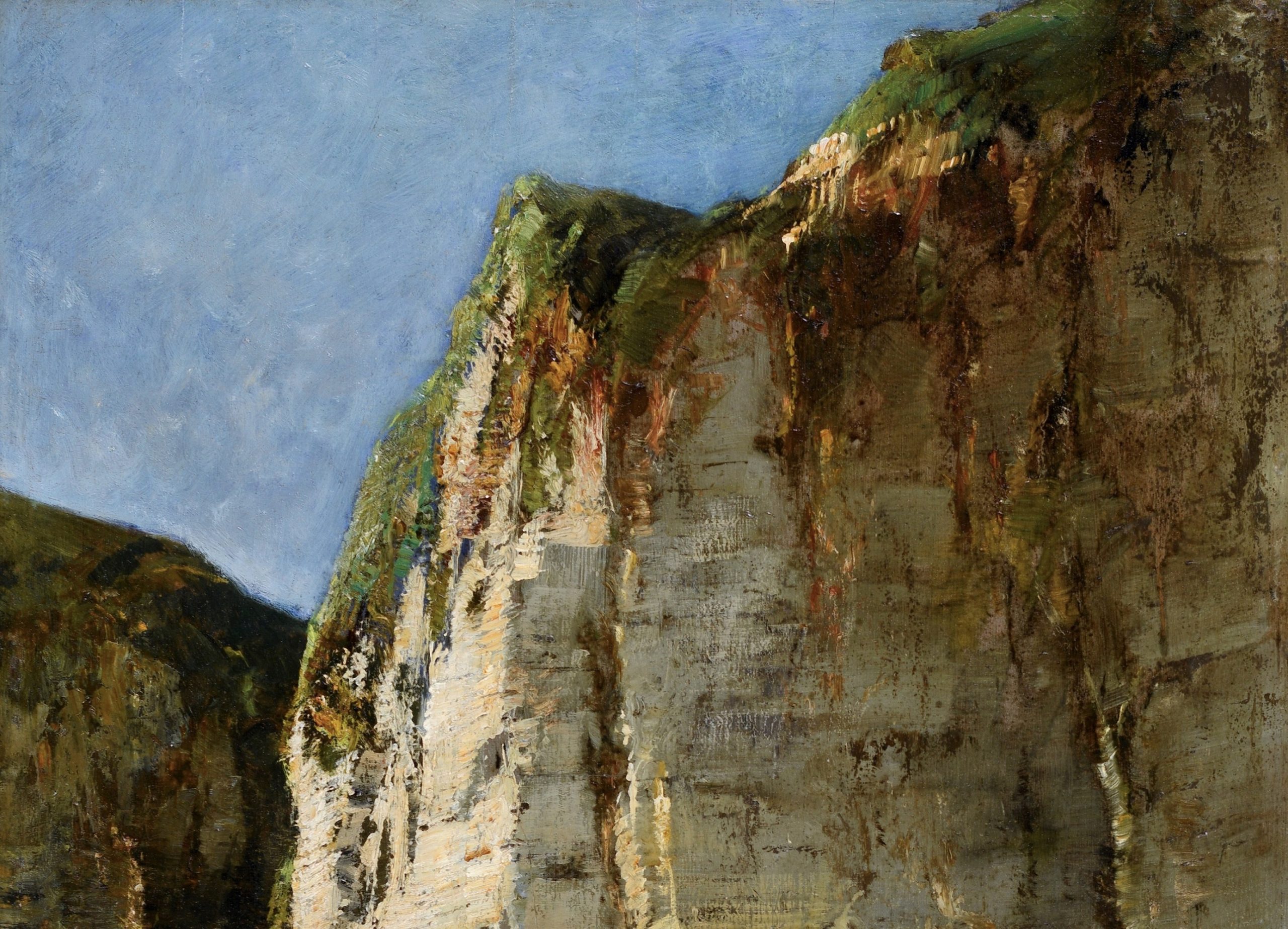 Yport: la falaise d'Amont | Galerie Christian Le Serbon