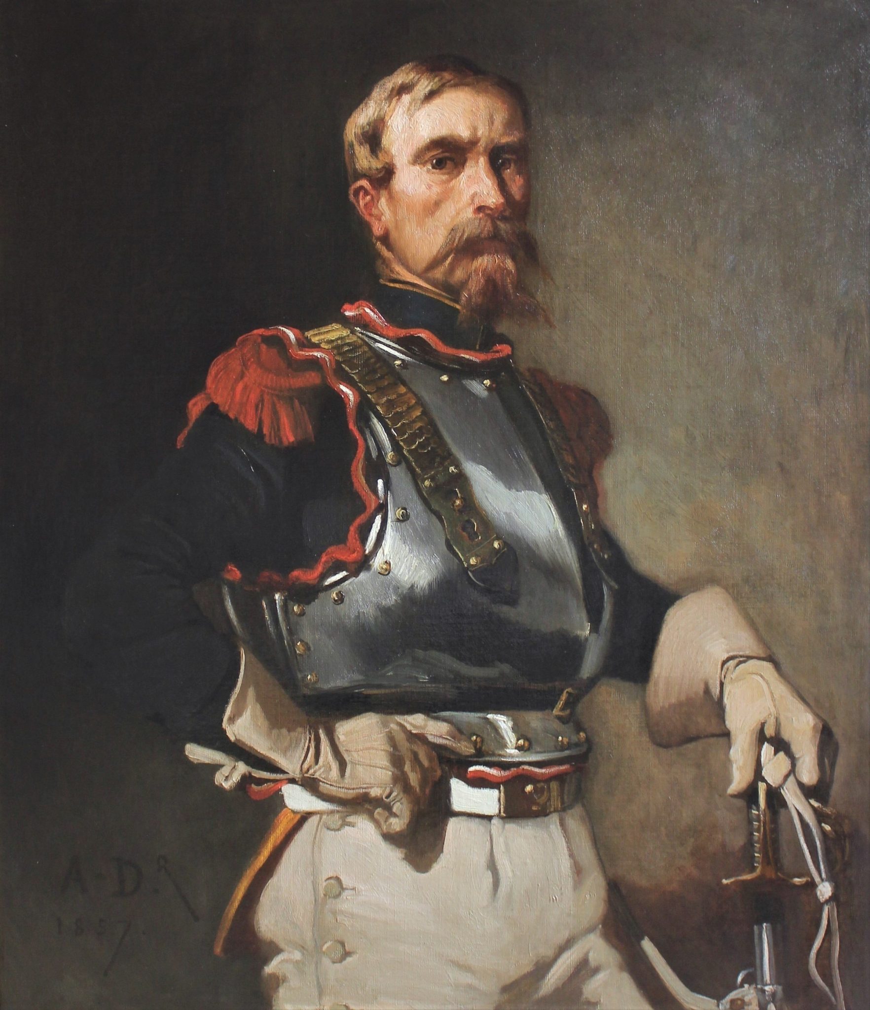 Portrait d'un cuirassier du 1er Empire | Galerie Christian Le Serbon